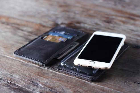 iPhone 7 Leather Wallet Case w/ Closure - JooJoobs