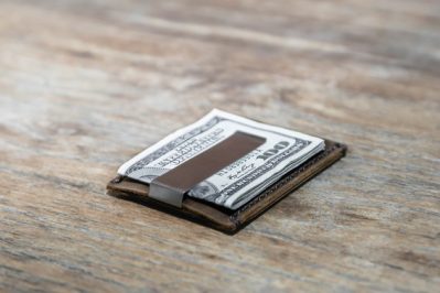 Minimalist Money Clip Wallet | Handmade Premium Distressed Leather