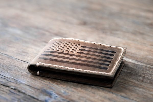 American Flag Bifold Wallet [Custom Handmade to Order]
