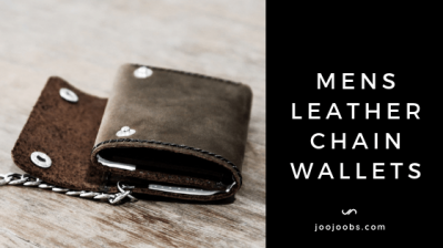 Leather Trifold Chain Wallet [Personalized] [Handmade]